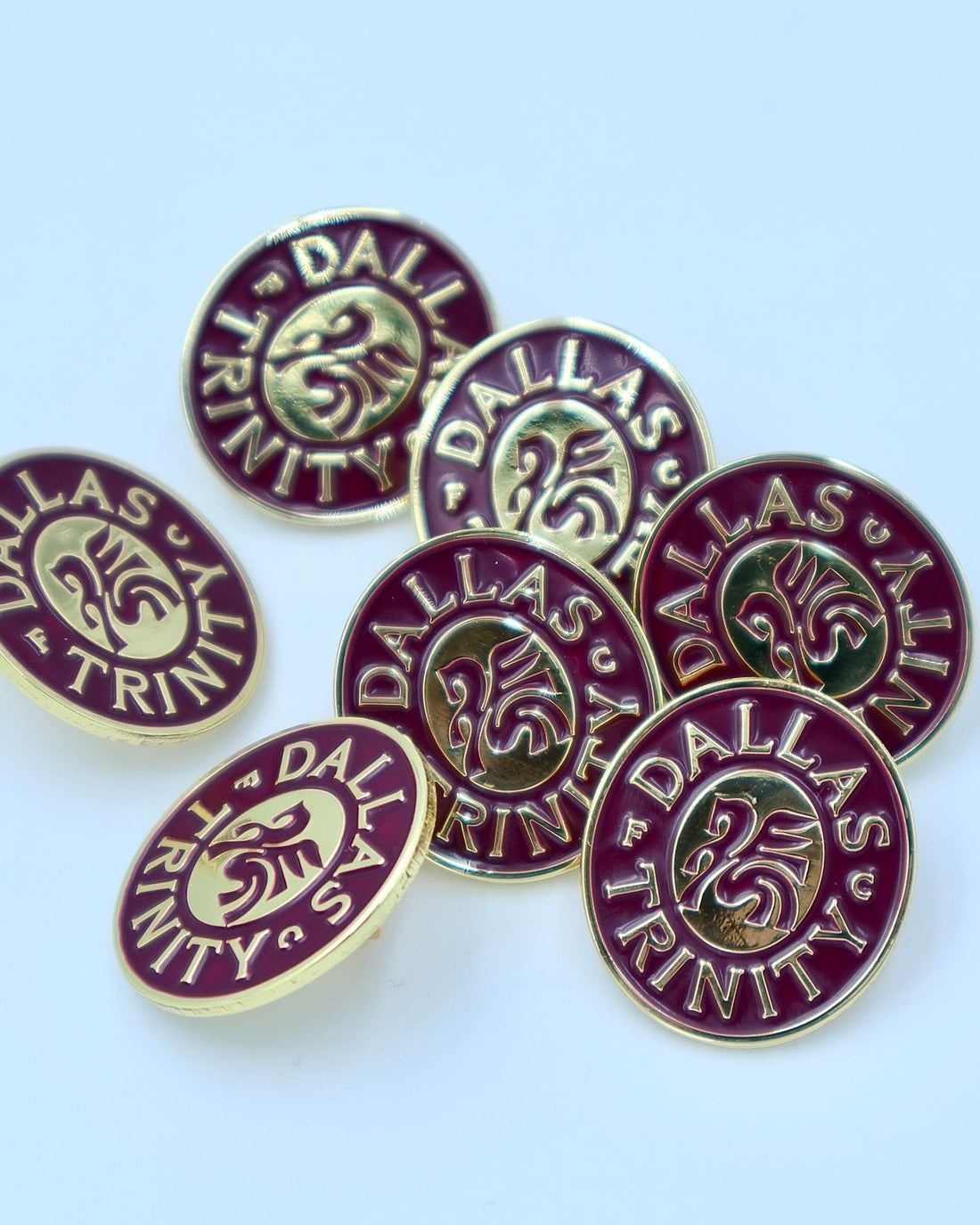 DTFC crest lapel pin – Dallas Trinity FC
